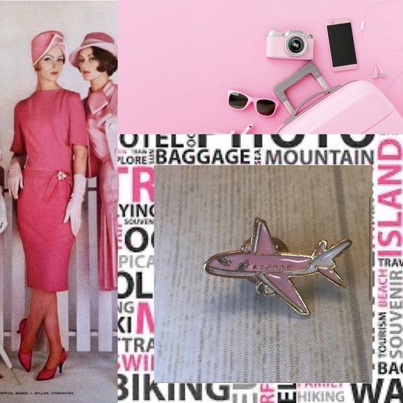 Jewelry | Vintage Inspired Airplane Aviation Pin Brooch | Poshmark